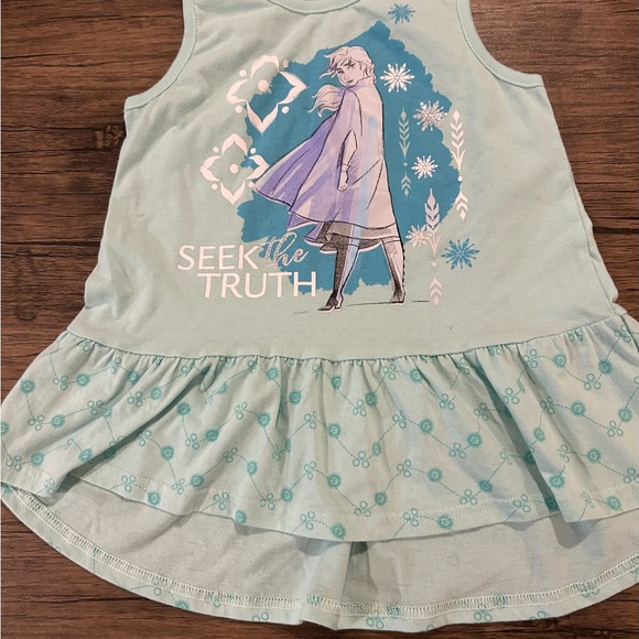 Disney | Shirts & Tops | Disney Frozen Ii Light Blue Dress | Poshmark